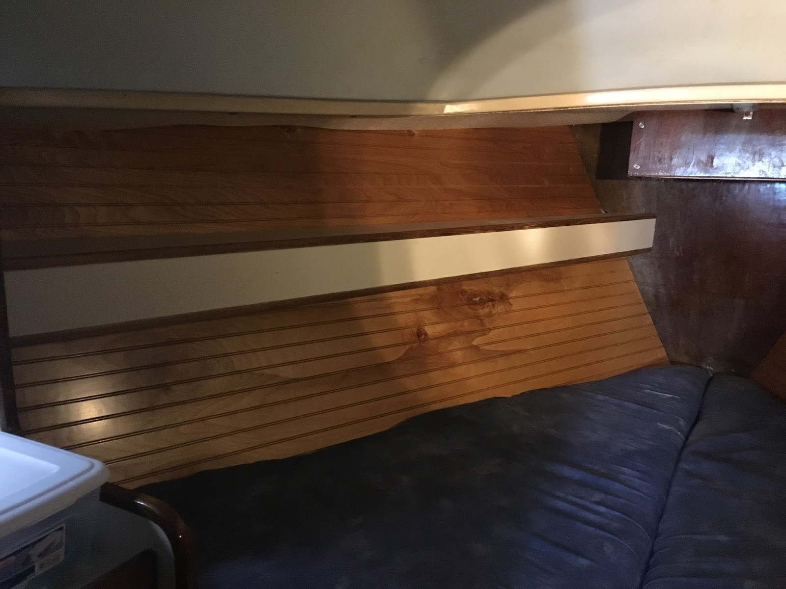 S/V Johanna Rose: New V-Berth Side Panels