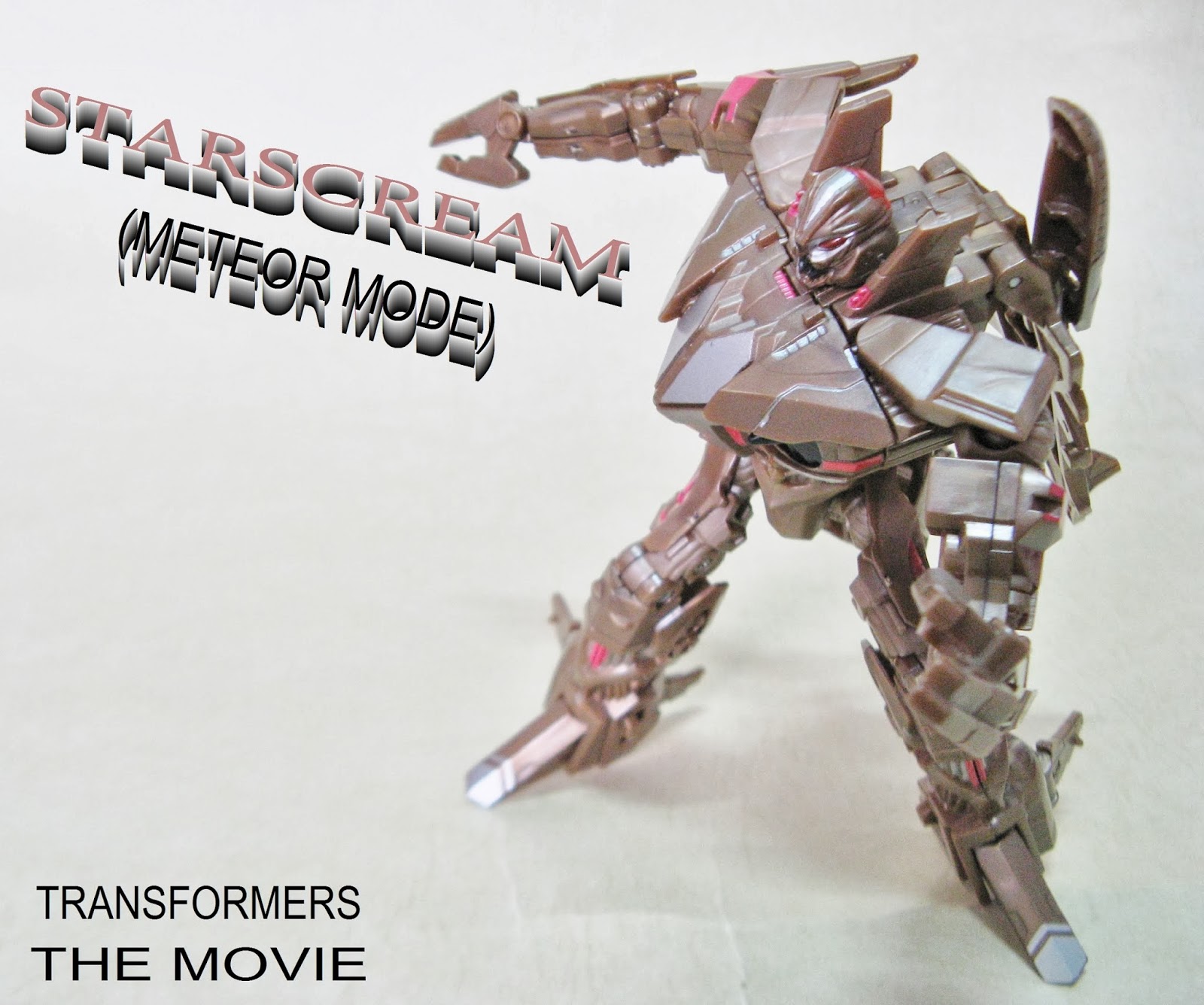 Transformers:Movie Deluxe class Starscream Meteor mode變形金剛大電影豪華級星星叫流星模式