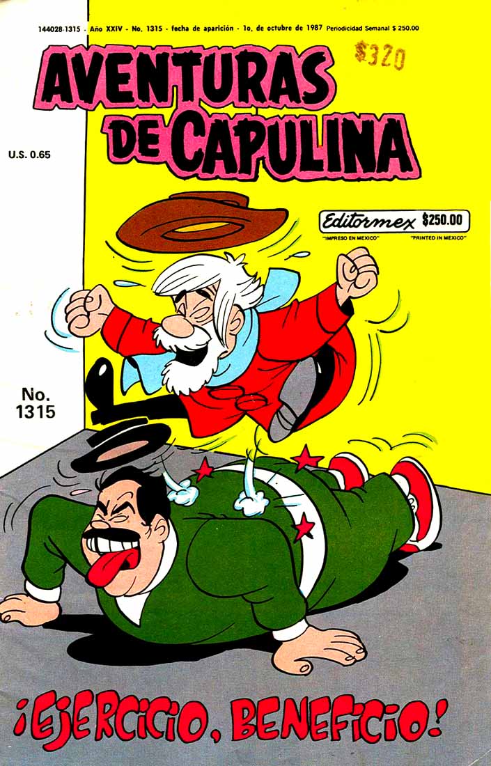 Mexico Comic Sonrisas: Aventuras de Capulina (1311 al 1315)