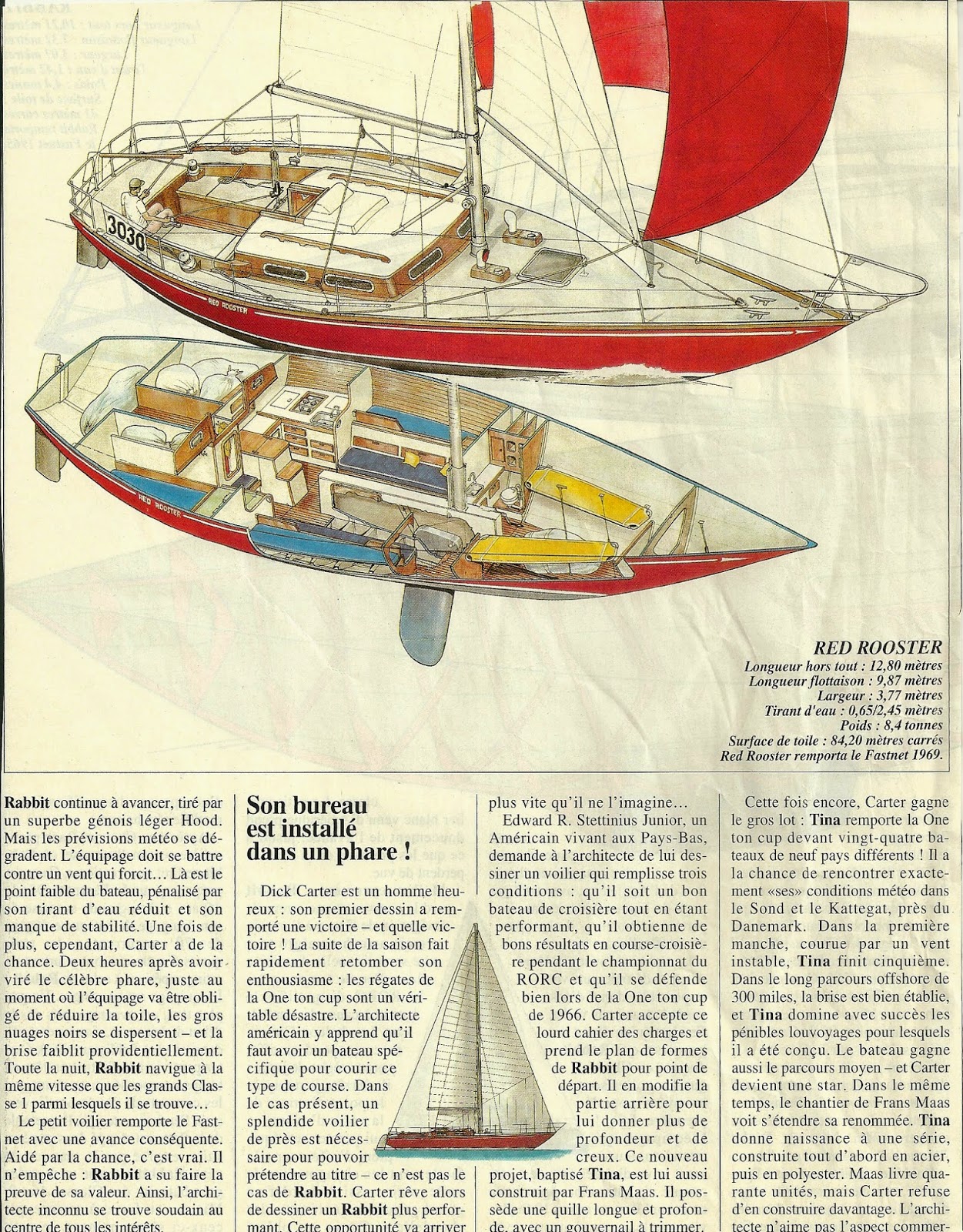 TANTON YACHT DESIGN.: Dick Carter Design. Memories.