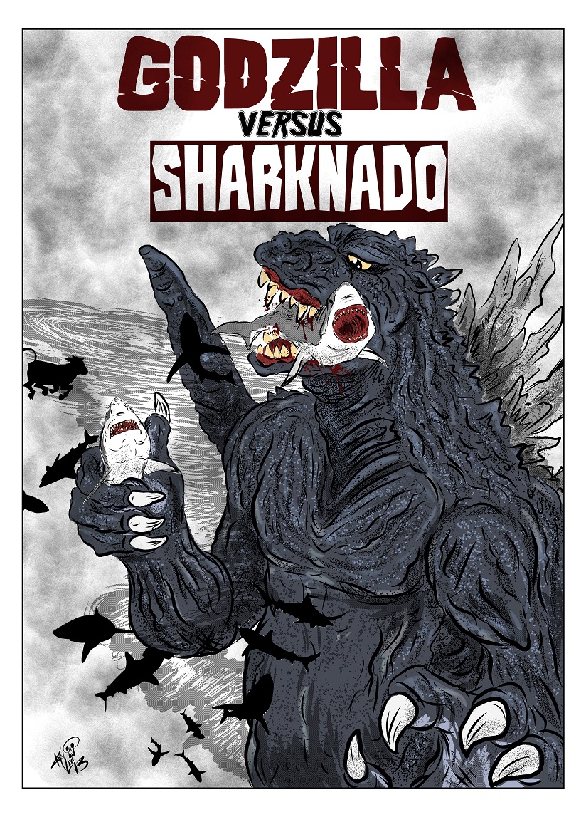 KAM LEE ART: Even more of my GODZILLA fan art - Humor section