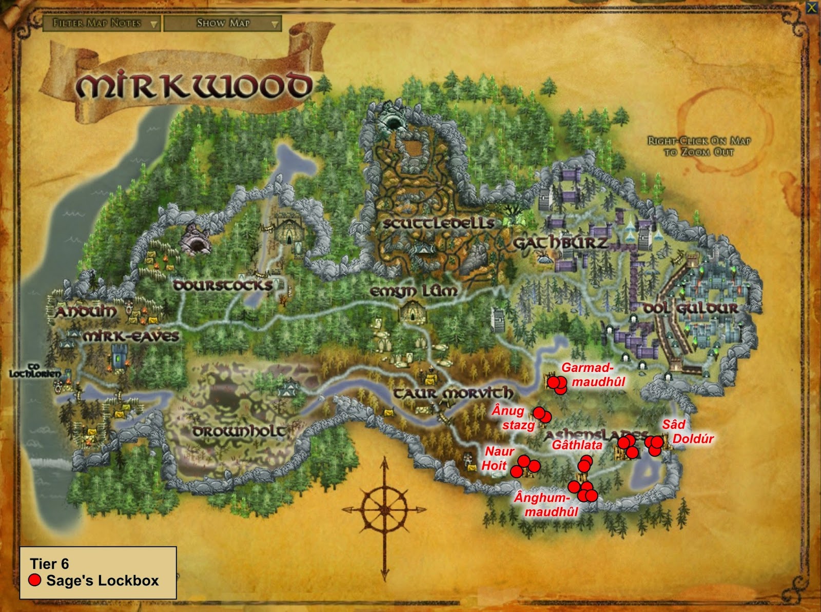 Wonderful Places in LOTRO's Middle Earth: Where to find Scholar Stuff ...