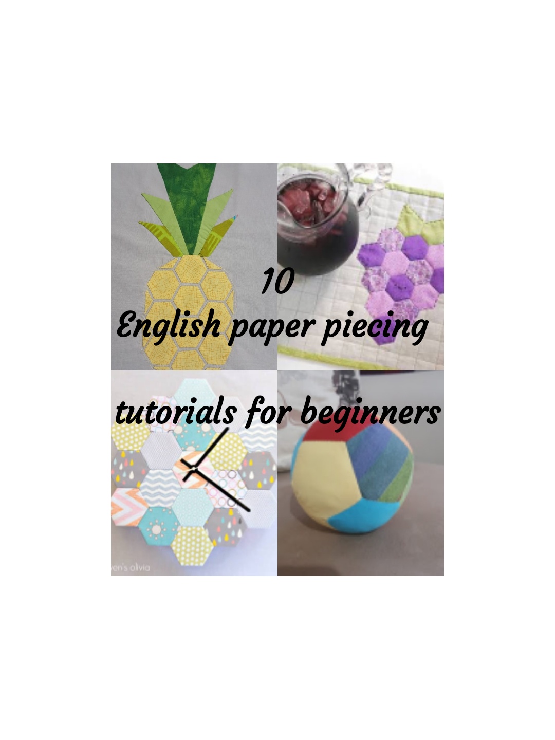 10 english paper piecing tutorials for beginners | All about patchwork ...