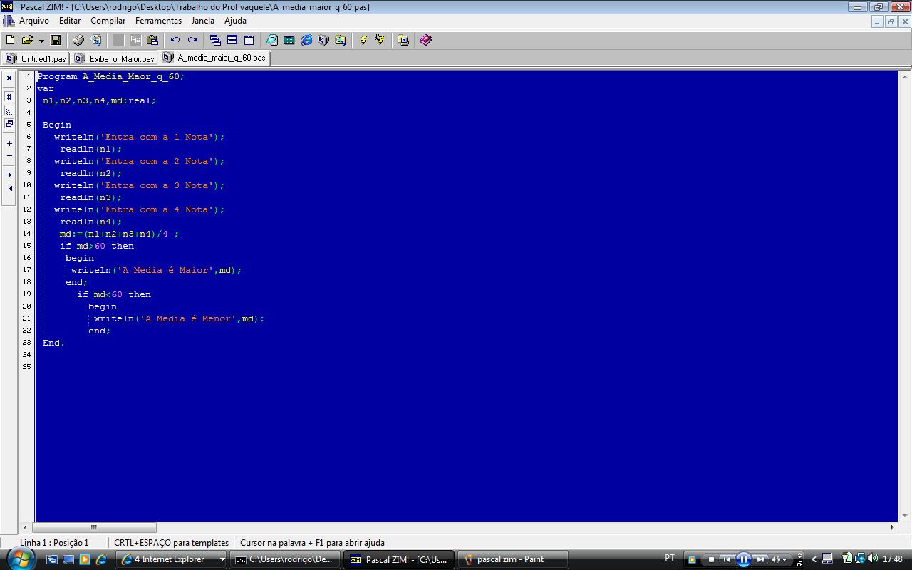 Era uma vez, umas quantas aulas de API...: Interatividade