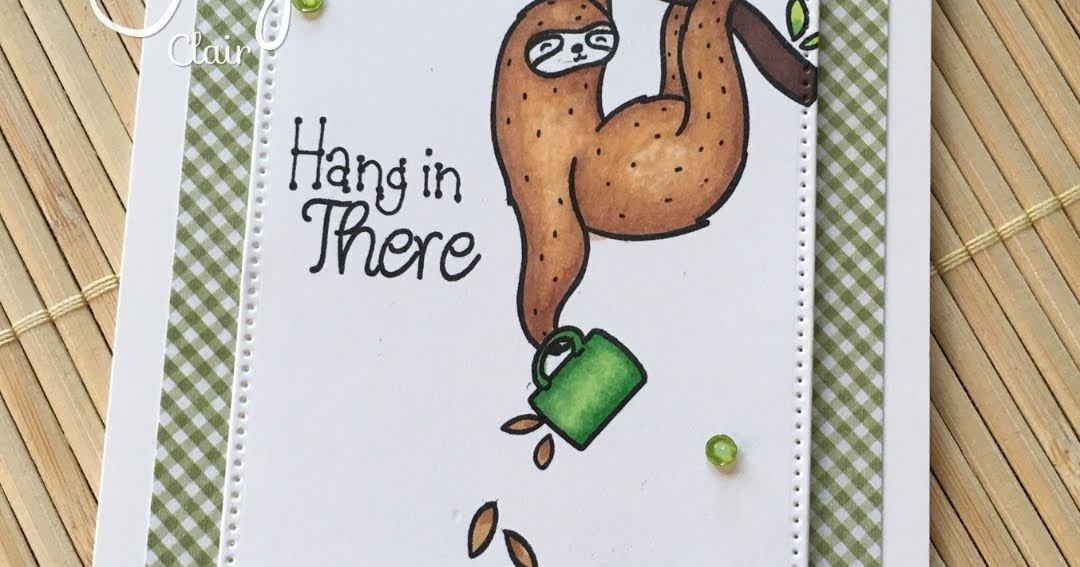 Cimbacreativefun: Joy Clair Feeling Slothy & Baby Shark CAS Cards