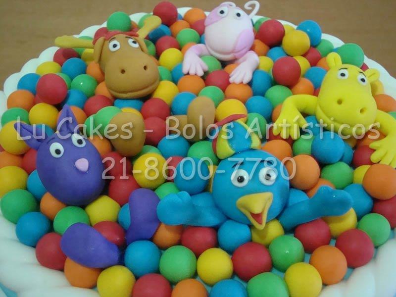 Lu Cakes - Bolos Artísticos: Bolo e Cupcakes Backyardigans