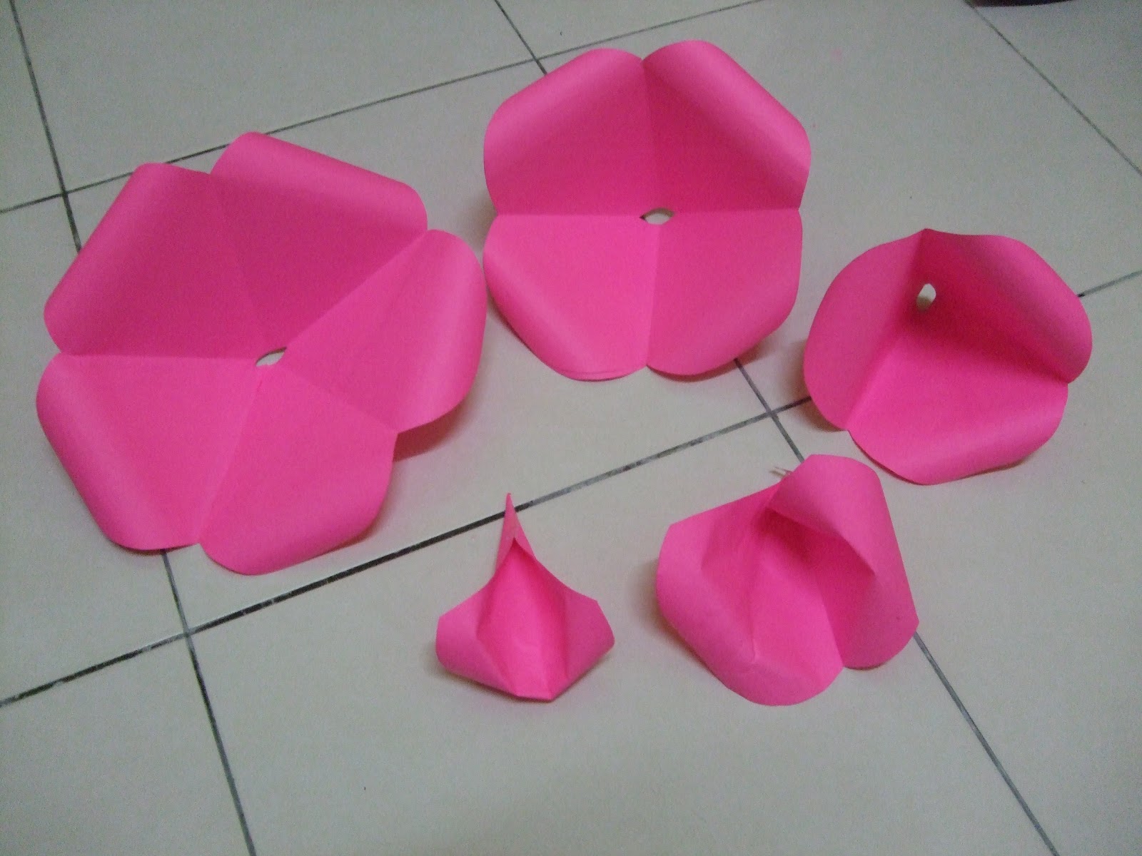 Bunga & Langit: Tutorial : paper flower