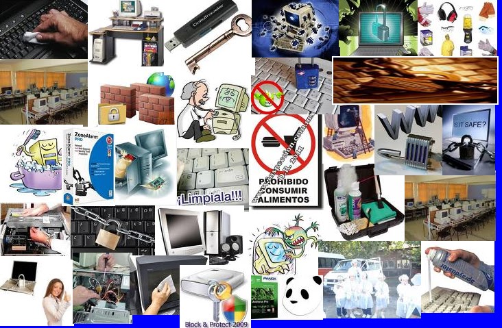 OPERACION DEL EQUIPO DE COMPUTO: COLLAGE SOBRE HIGIENE Y SEGURIDAD EN ...