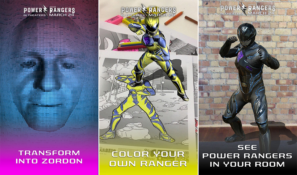 Lionsgate lança mega aplicativo de Power Rangers em realidade virtual