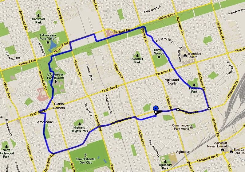 North Scarborough Green Loop: Green Loop Map