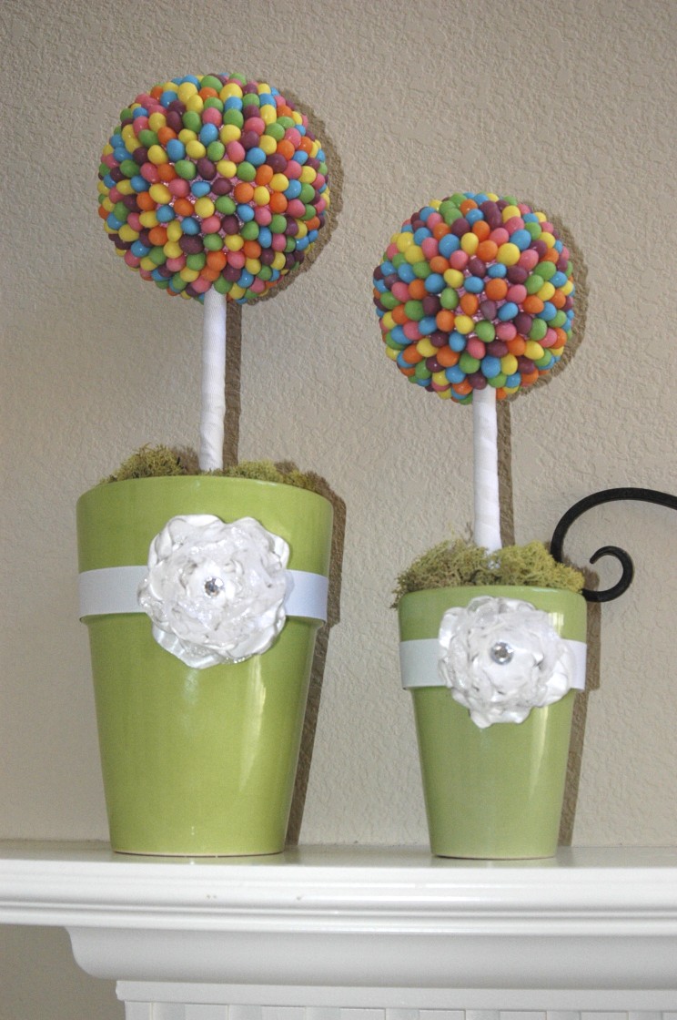 Boy Cheese Sandwich: Spring Candy Topiary Craft!