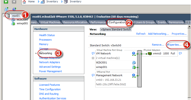 vGeek: Configuring Networking on Esxi server 5.1 (Part 8)