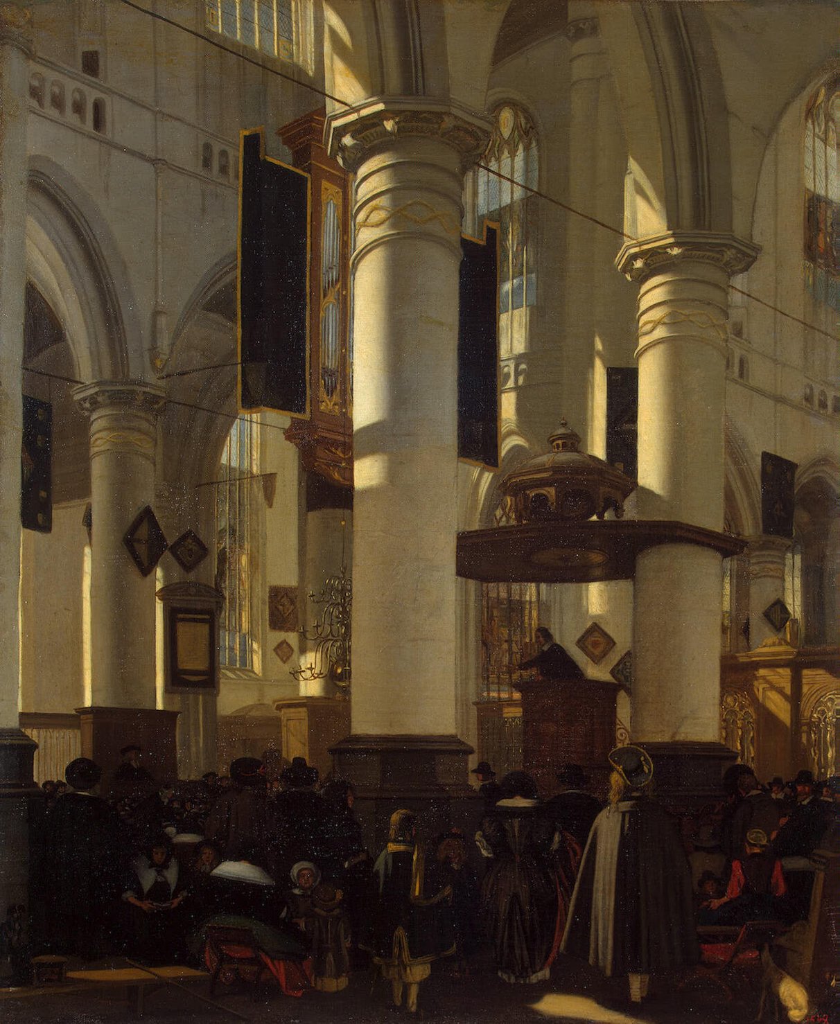 Interior of a Church - Emmanuel de Witte | Endless Paintings