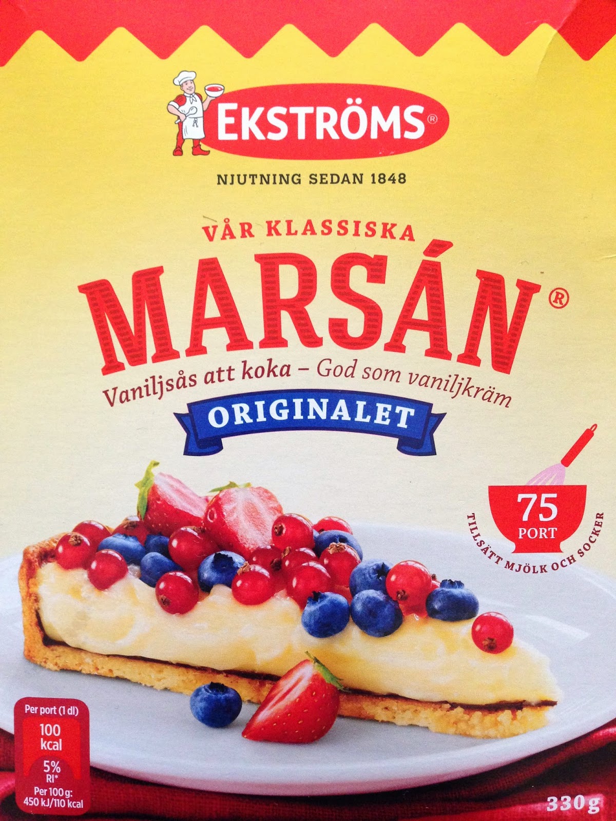 Mat- och baktankar: Marsán - vaniljsås