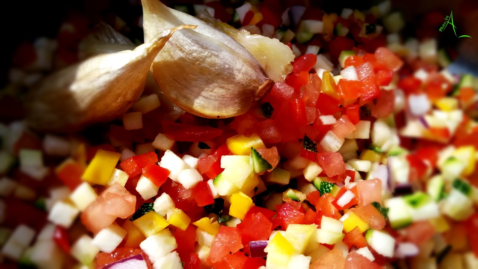 La cuisine de Christine: Brunoise de légumes du soleil