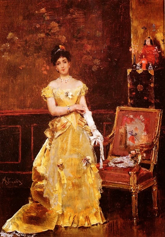 Impressioni Artistiche : ~ Alfred Stevens ~ Belgian painter, 1823-1906