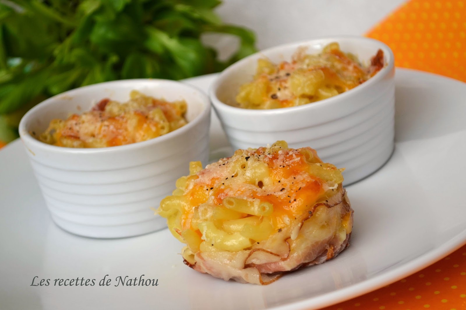 Mini-gratins de pâtes au lard et aux 3 fromages | soto