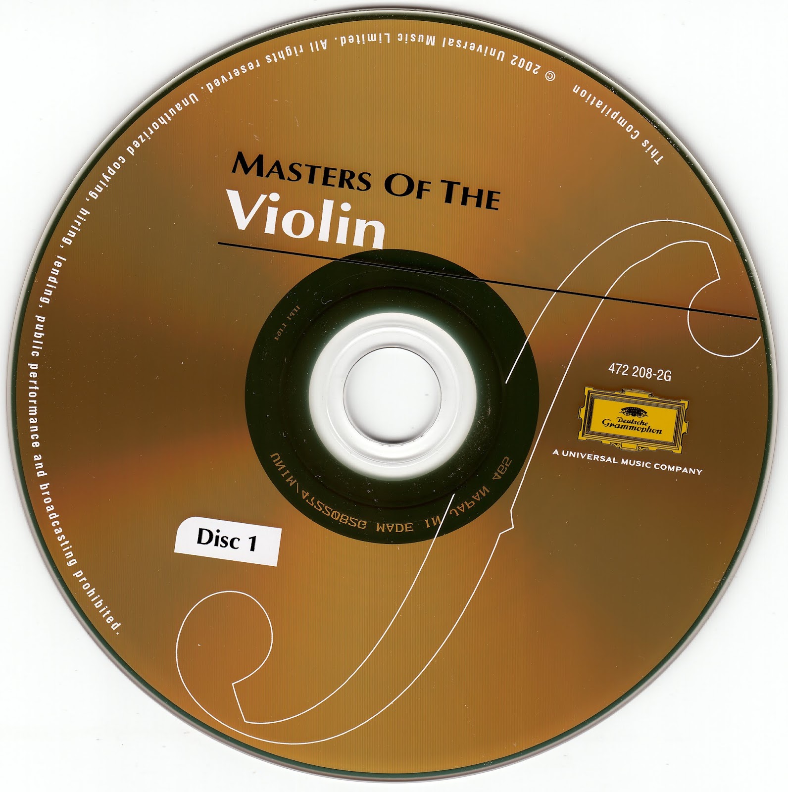 Various Artists - Masters Of The Violin (2002) (2CD) [FLAC] - Audiophile US
