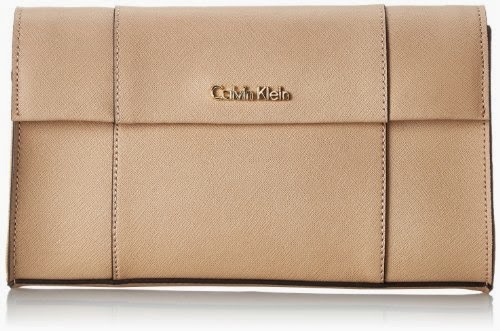 Calvin Klein Modena Embellished Saffiano Clutch Clutch - Luxury Branded ...