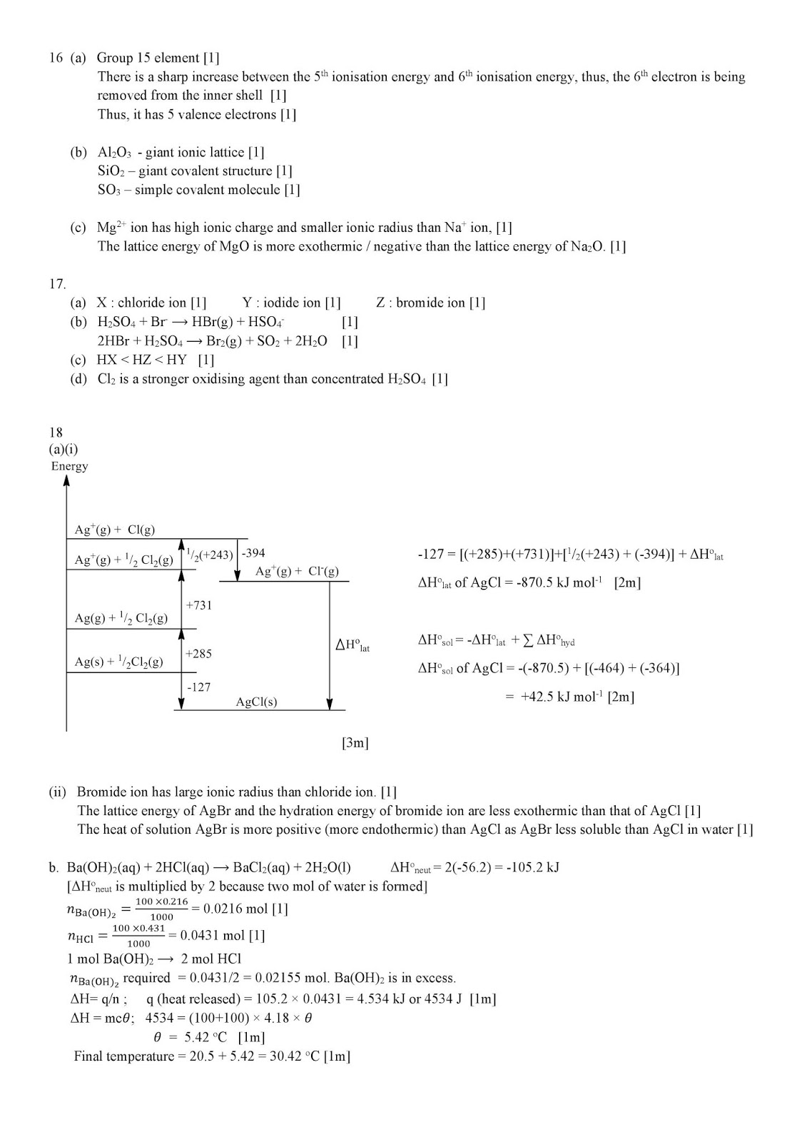 Suggested Answer for STPM chemistry sem 2 2019