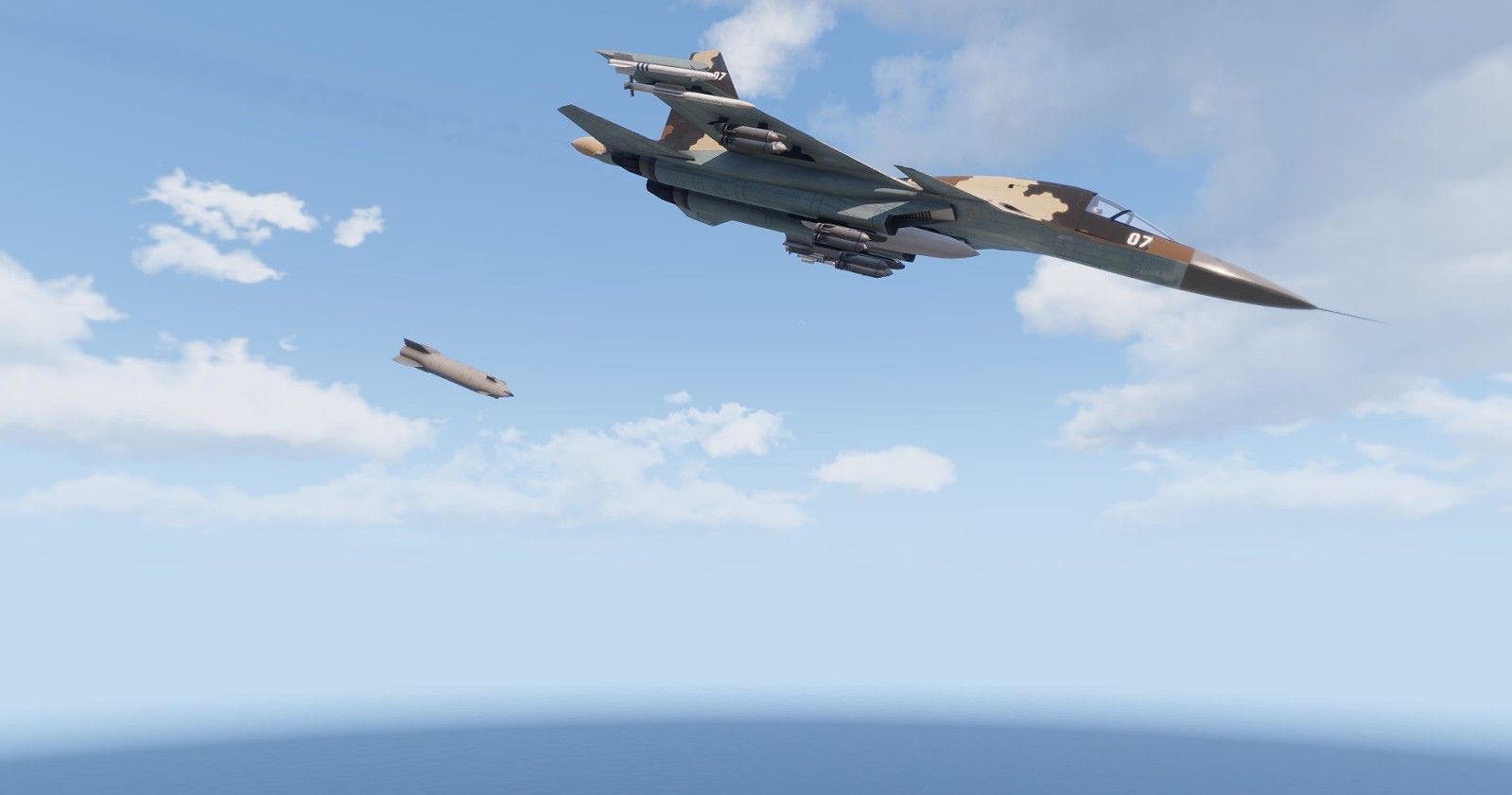 開発中の Arma 3 用 Sukhoi Su-34 Fullback AWS アドオンで武装をテスト | 弱者の日記^^ - Arma 3 ...