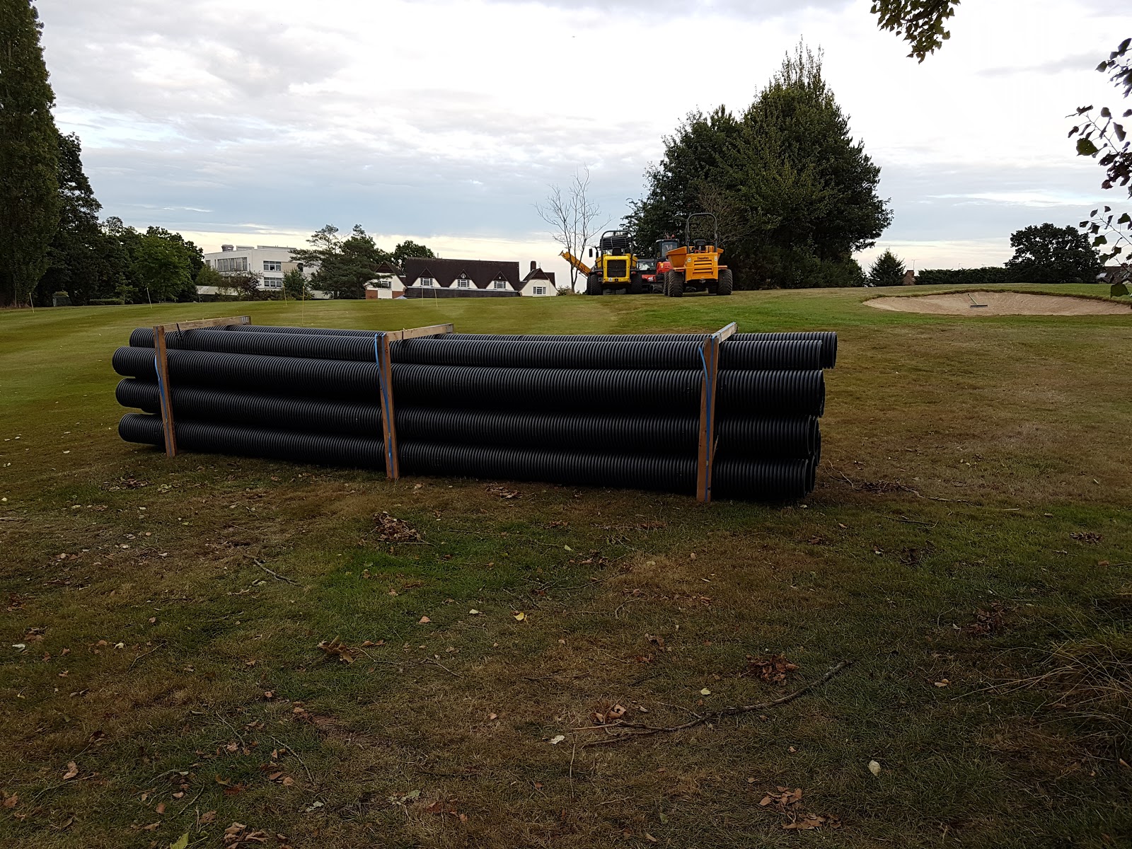 Muswell Hill Golf Club: Fairway drainage works update 1