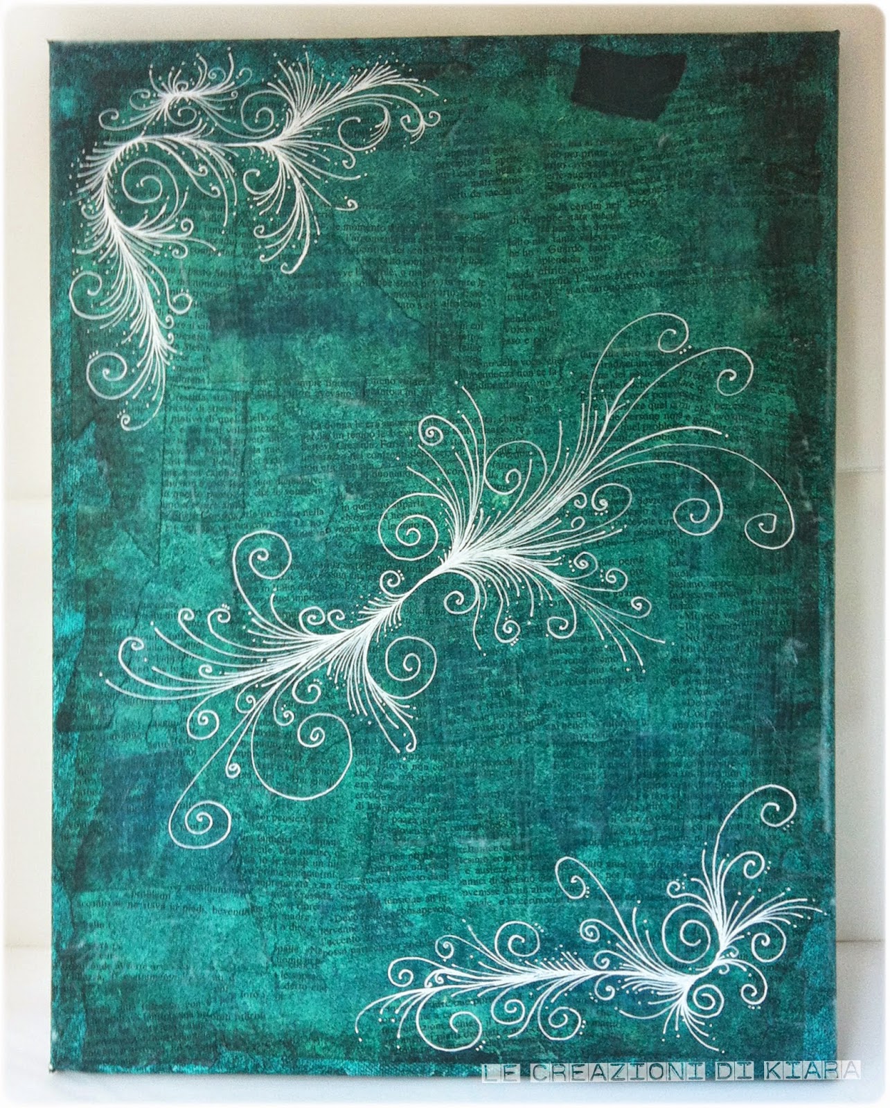 Le Creazioni di Kiara: DOODLING ON CANVAS #1