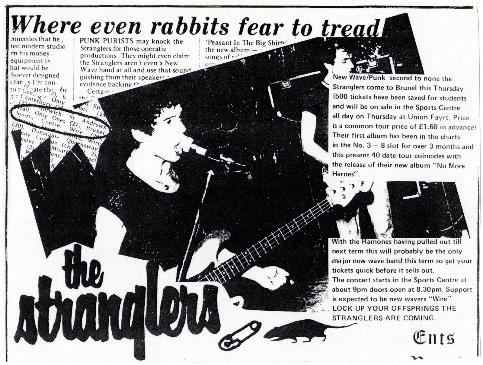 Aural Sculptors - The Stranglers Live: The Stranglers at Brunel ...