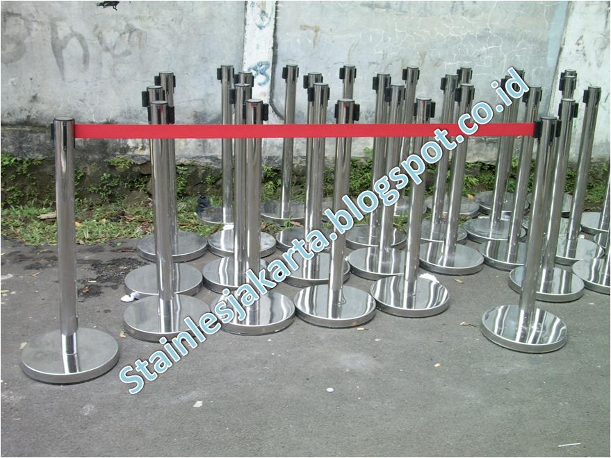 Pagar Pembatas Antrian - Stainless Center Jakarta
