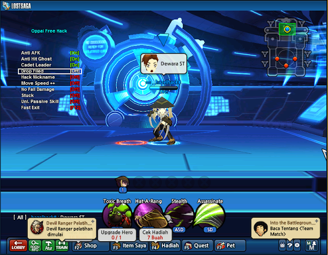 Cheat Lost Saga 17 Juni AFTER MAINTENANCE D3D Menu - Dewara Septio Tirada