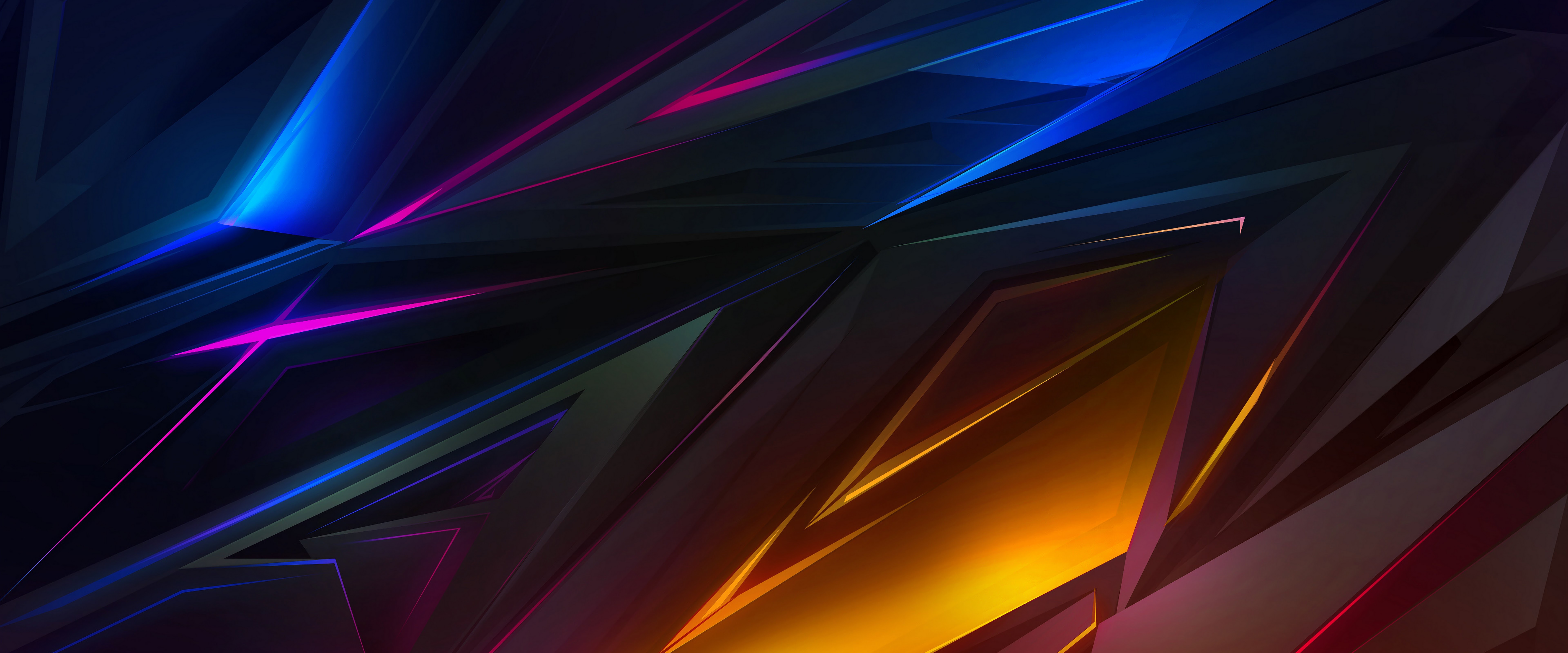3d Black Abstract Wallpaper