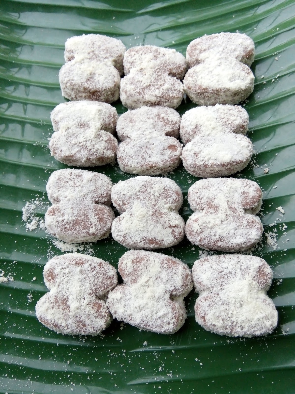 Biskut Oat Salut Susu Tepung