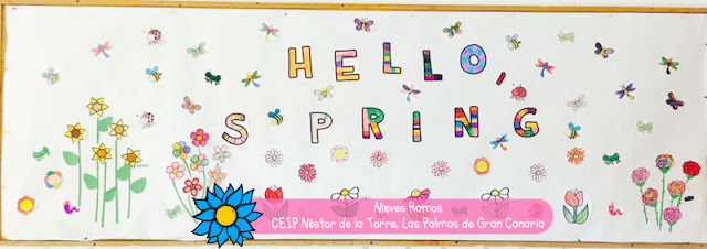 [BULLETIN BOARD] Recortables de la primavera - The Glitter Teacher