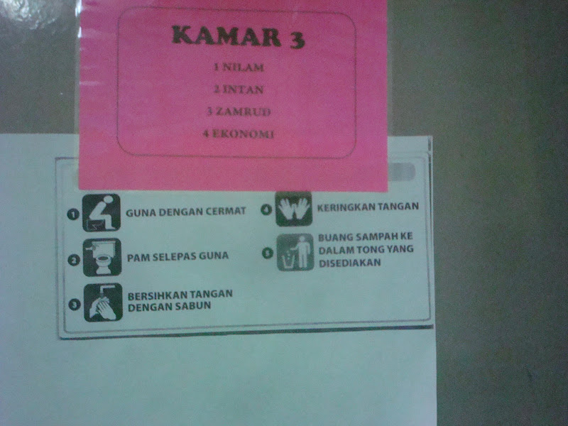 BLOG SMK. SG. CHOH (SEMESCO): PENGGUNAAN TANDAS