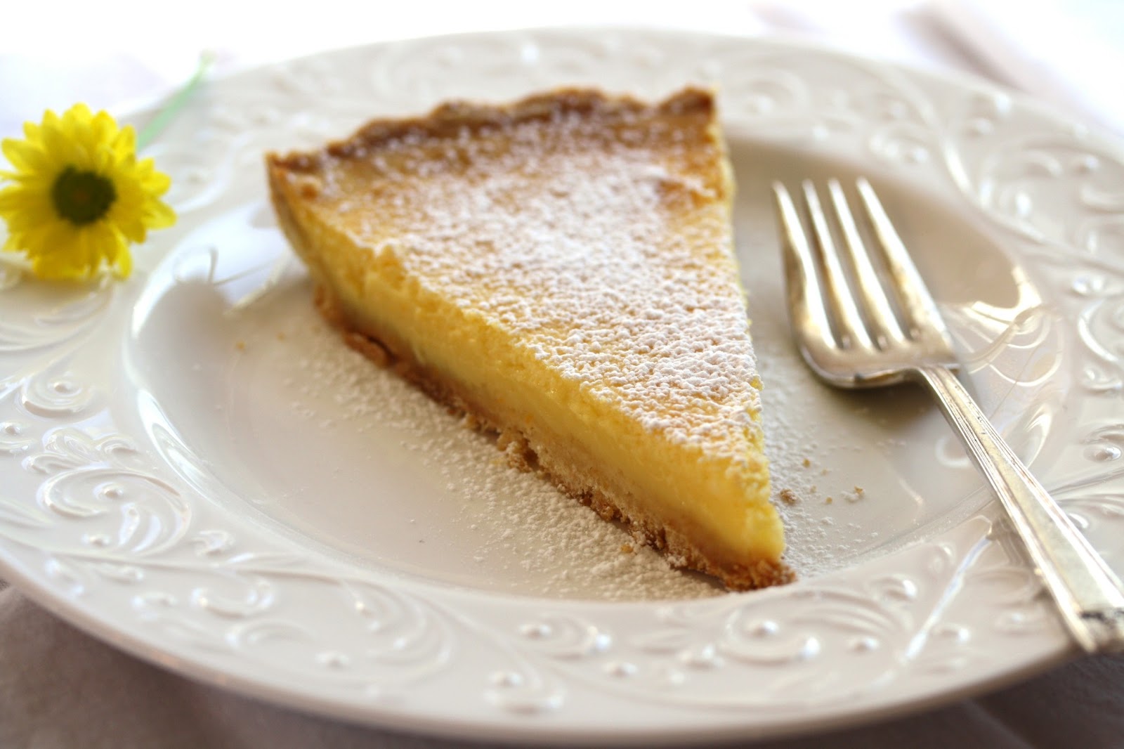 Meyer Lemon Tart - Saving Room for Dessert