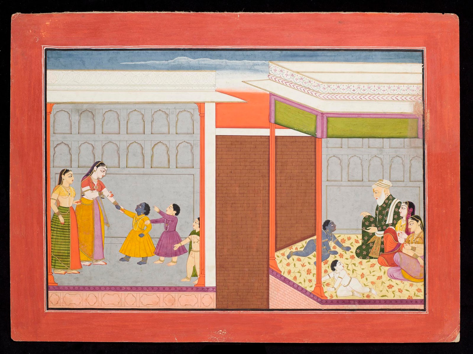 Atelier of india: Fattu and His large Guler Basohli Bhagavata purana