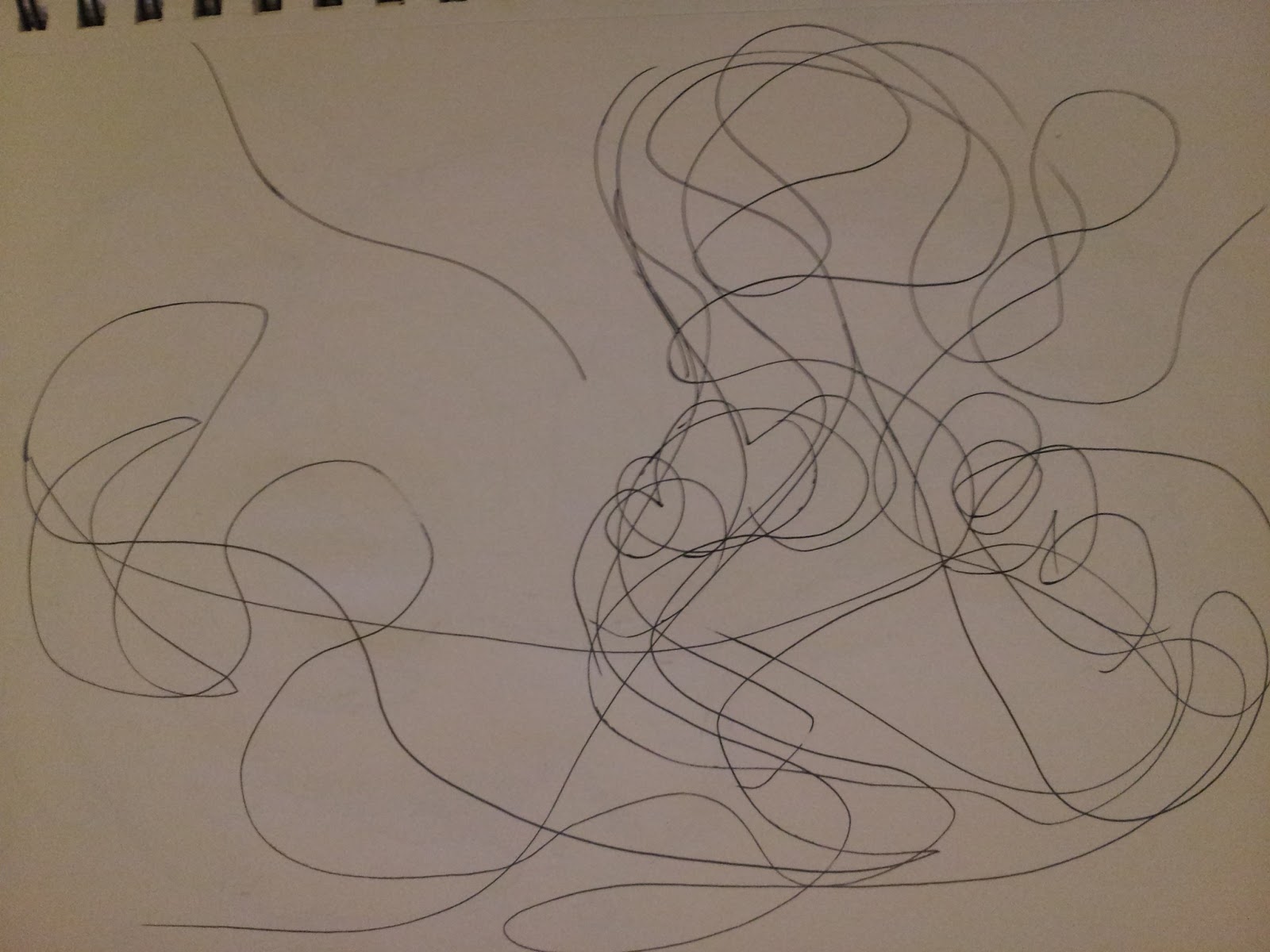 Voices in my Head: Sketching Daily: Day 4 "Scribbly Drawings"