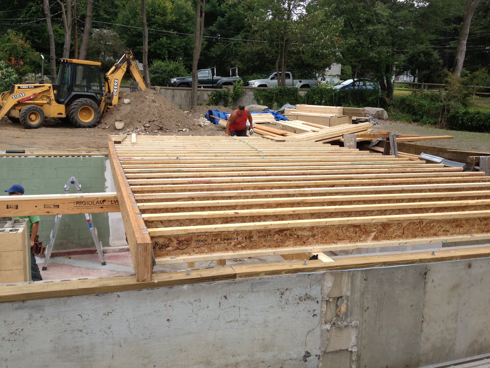 Pretty Good Lake House: First floor deck