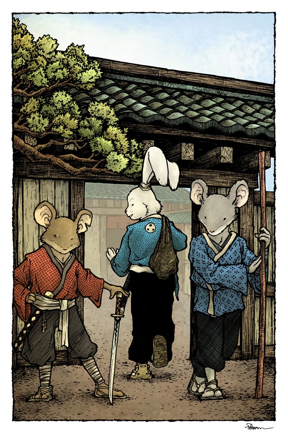 David Petersen's Blog: Usagi CAPS auction piece process