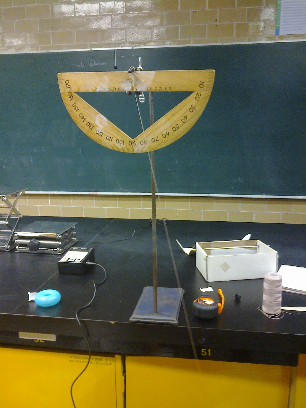 FUNDAMENTOS DE ESPECTROSCOPIA : FOTOS DE PRACTICA DE PENDULO SIMPLE