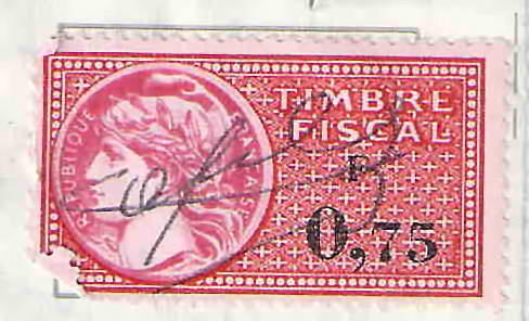 collection: Timbres fiscaux de France