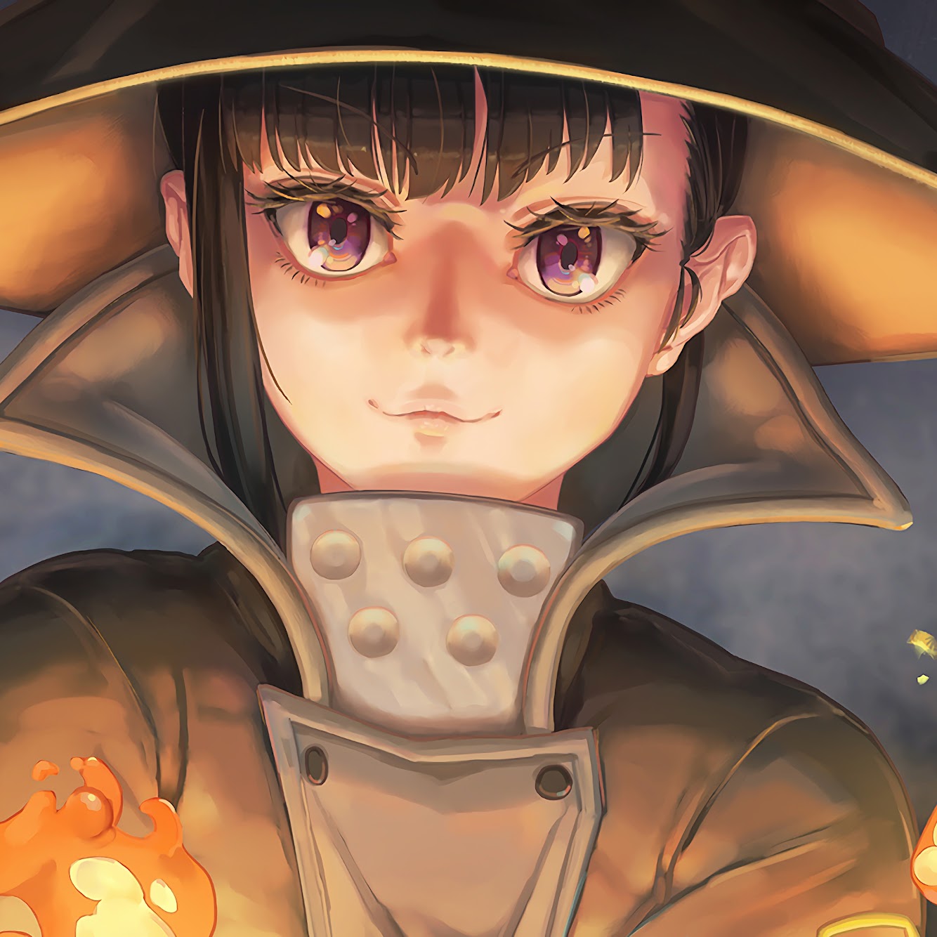 Fire Force, Maki Oze, Flames, 4K, #24 Wallpaper PC Desktop