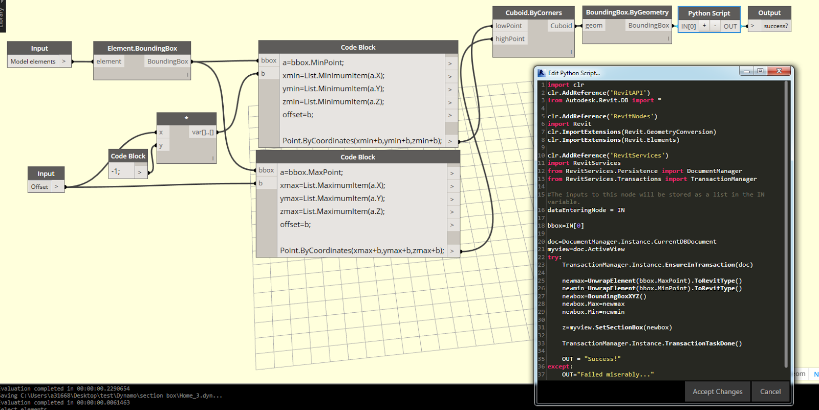 Revit Dynamite And Ammo Auto Section Box Dynamo Style