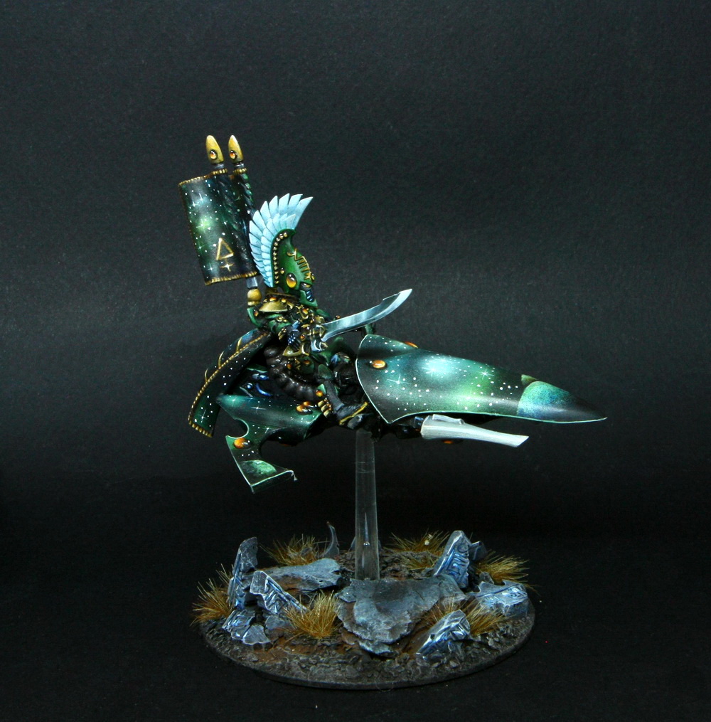 HopeRiver's Valley: Eldar Autarch on jetbike