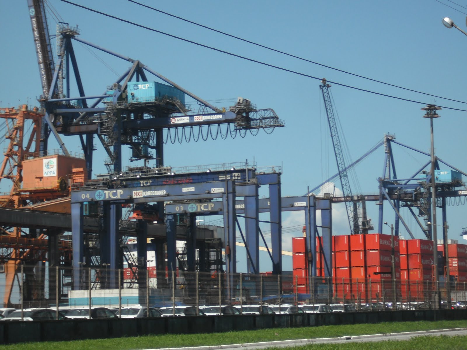 Navios em Paranaguá: TCP - Terminal de Contêineres de Paranaguá