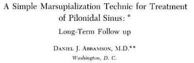 Pilonidal cyst on the butt: Excision, marsupialisation of wound edges ...