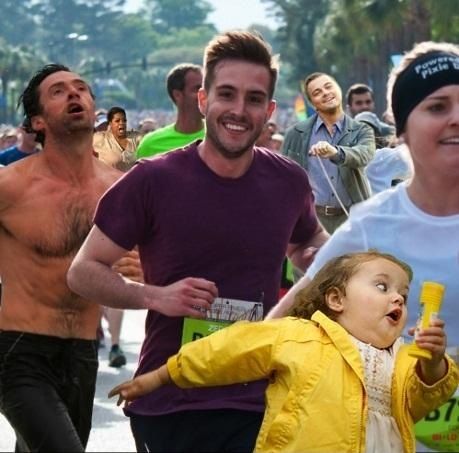 Little Girl Meme Yellow Jacket