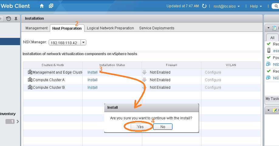 Virtualization The Future: Install NSX for vSphere modules in ESXi ...