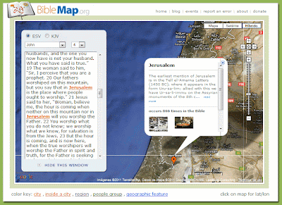 Bible Map - Un Atlas Bíblico creado con Google Maps ~ A quién nos iremos...