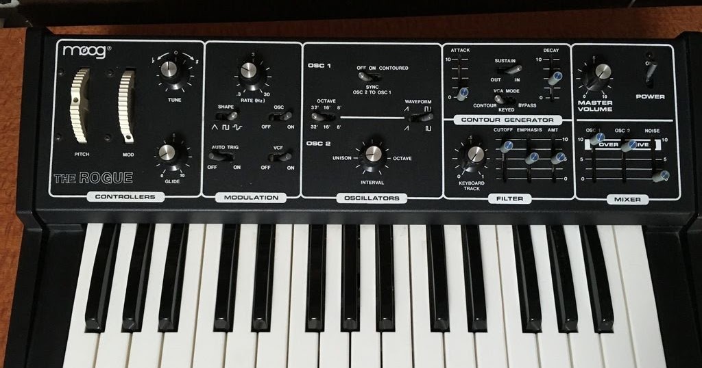 MATRIXSYNTH: MOOG THE ROGUE Vintage Analog Synth with Hard Case